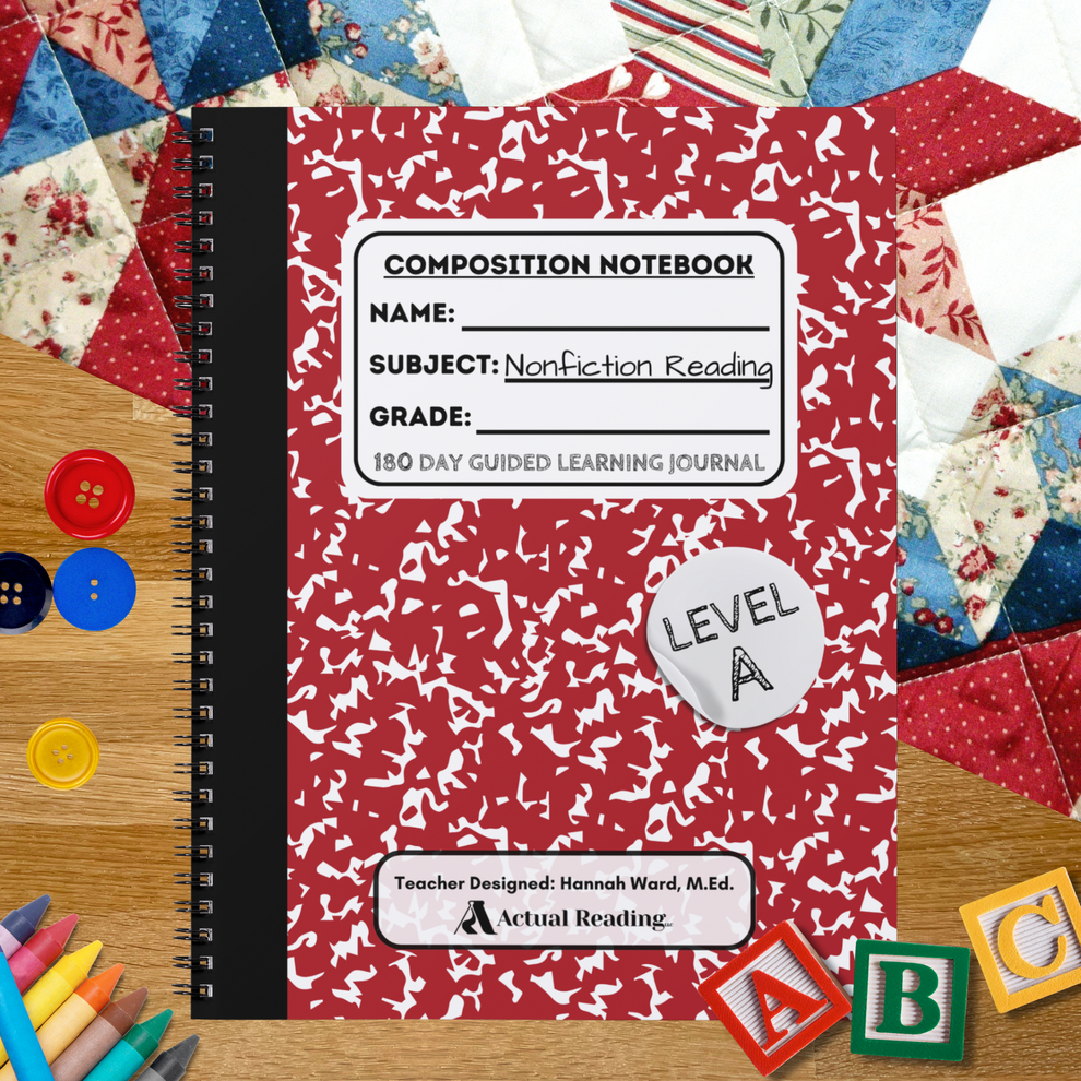 [DIGITAL] Level A Nonfiction Reading Guided Learning Journal | Grade ...
