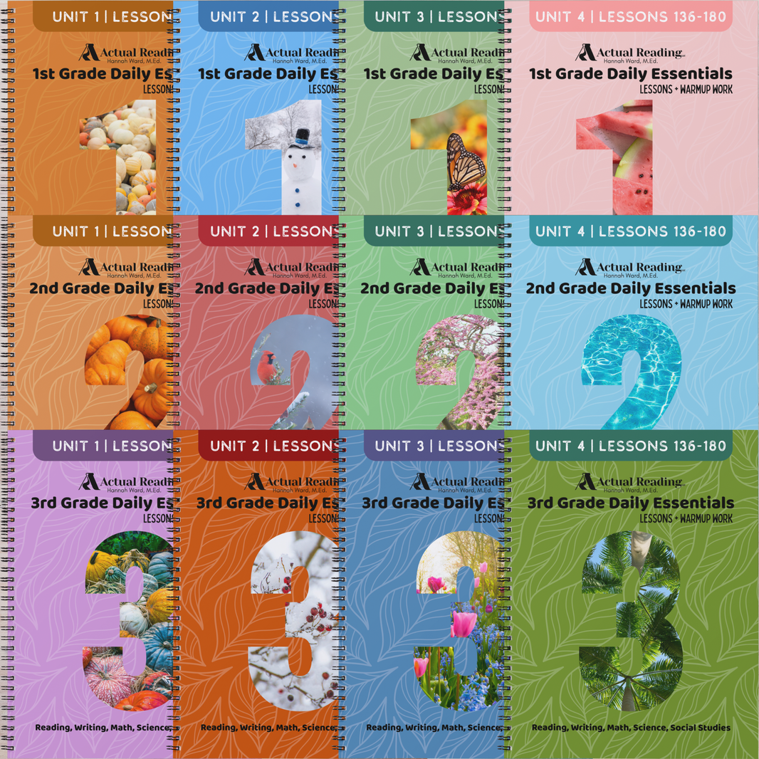 CURRICULUM BUNDLES – Actual Reading